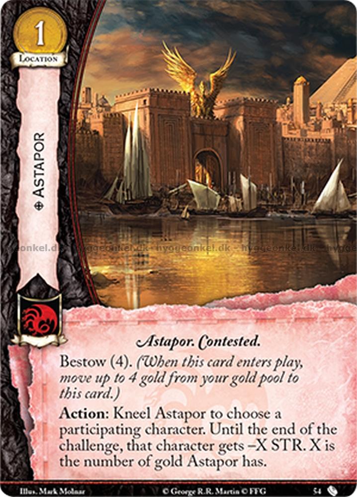 Game of Thrones LCG: The Fall of Astapor hittar du här. - 841333102500 ...