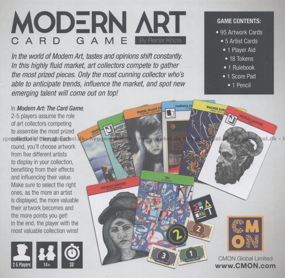 Köp Modern Art - The Card Game billigt hos Boardgamer - 889696010520