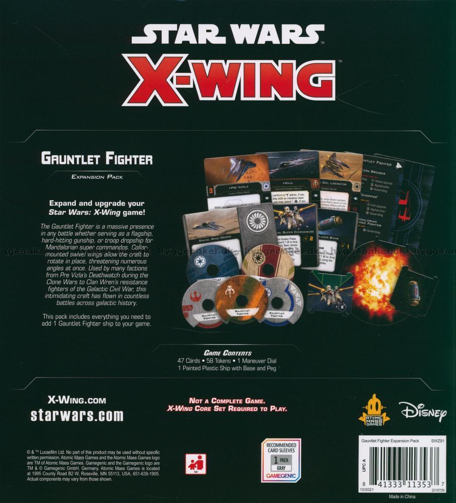 Köp Star Wars X-Wing (2nd ed.): Gauntlet Fighter! - 841333113537 UDGÅET!!!