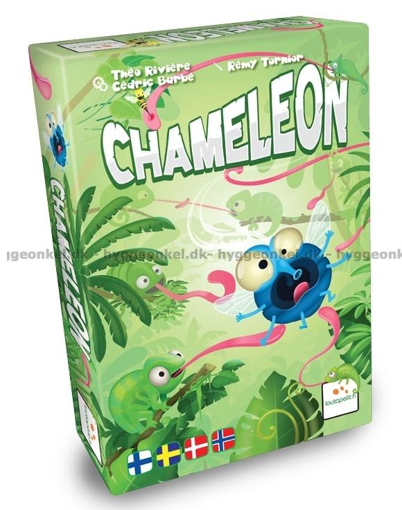 Köp Sticky Chameleons - Svenska billigt hos Boardgamer. UDGÅET!!!